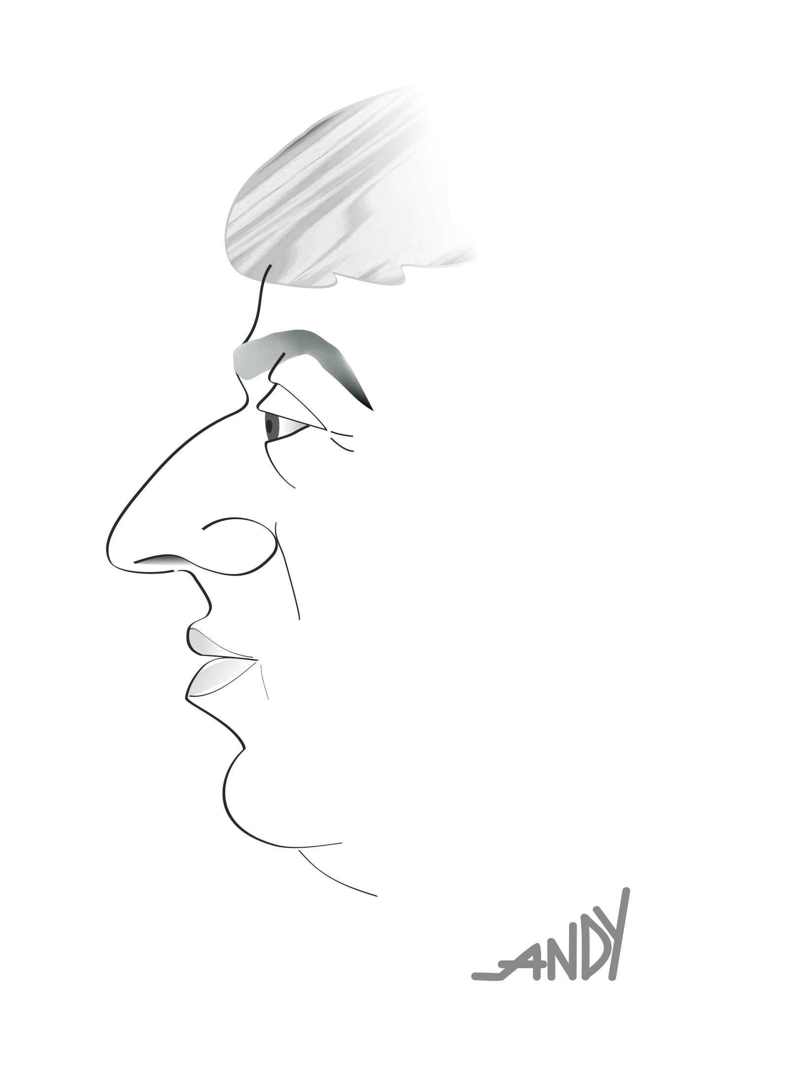 ANDY-auto-caricatura-1 | The Catcher In The Sand